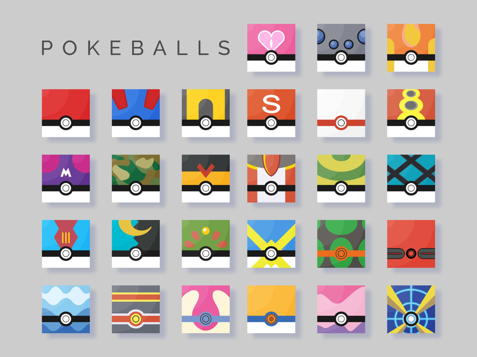 Pokeballs Icon by Wina Hafidh on Dribbble