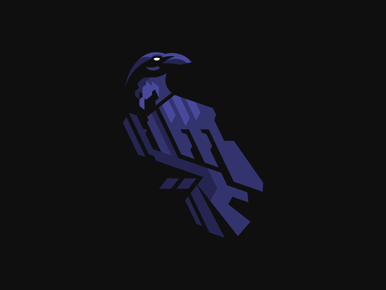 Corvus /// Logo for sell by Vadim Artitype on Dribbble