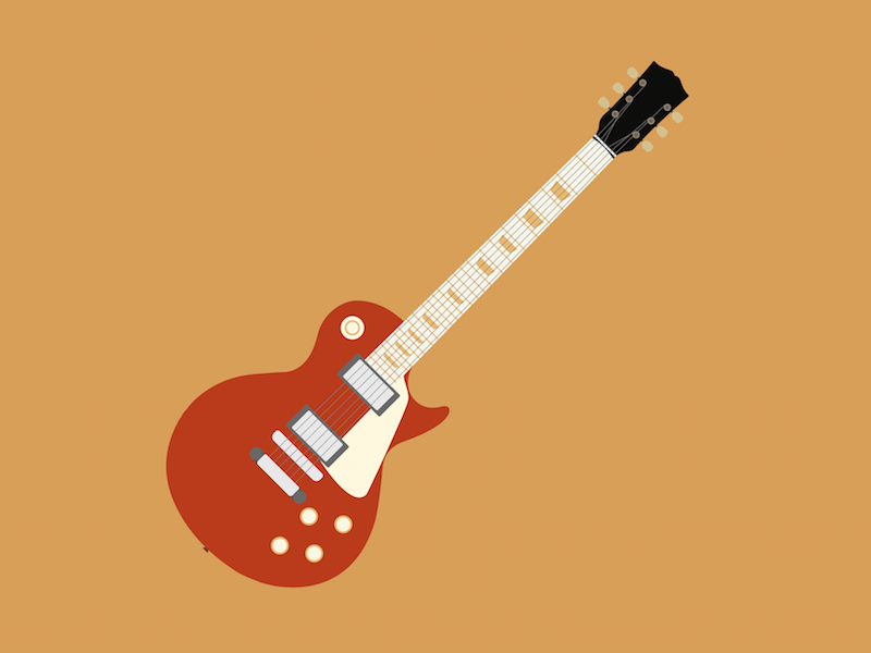 Gibson Les Paul by Max Burnside [Available for projects] on Dribbble