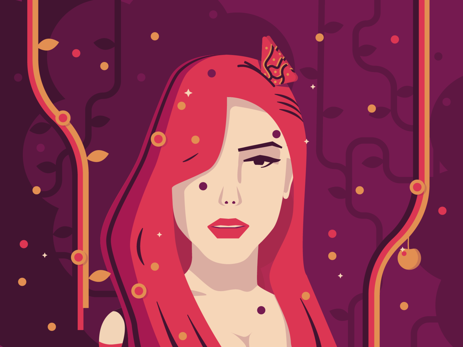 The girl by Dedoxyribose on Dribbble