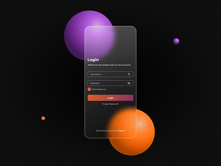 Login UI iOS App Design by Aktar Ali on Dribbble