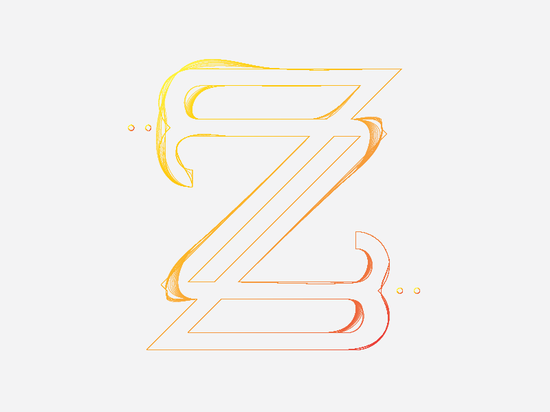 Z Letterform by Andrew Johnson on Dribbble