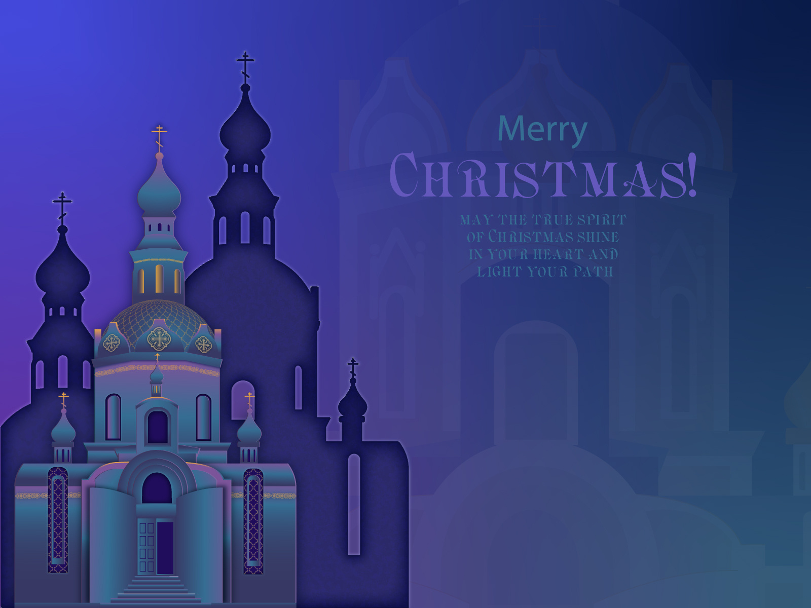 Merry Christmas greetings by Natalia Isaienko on Dribbble