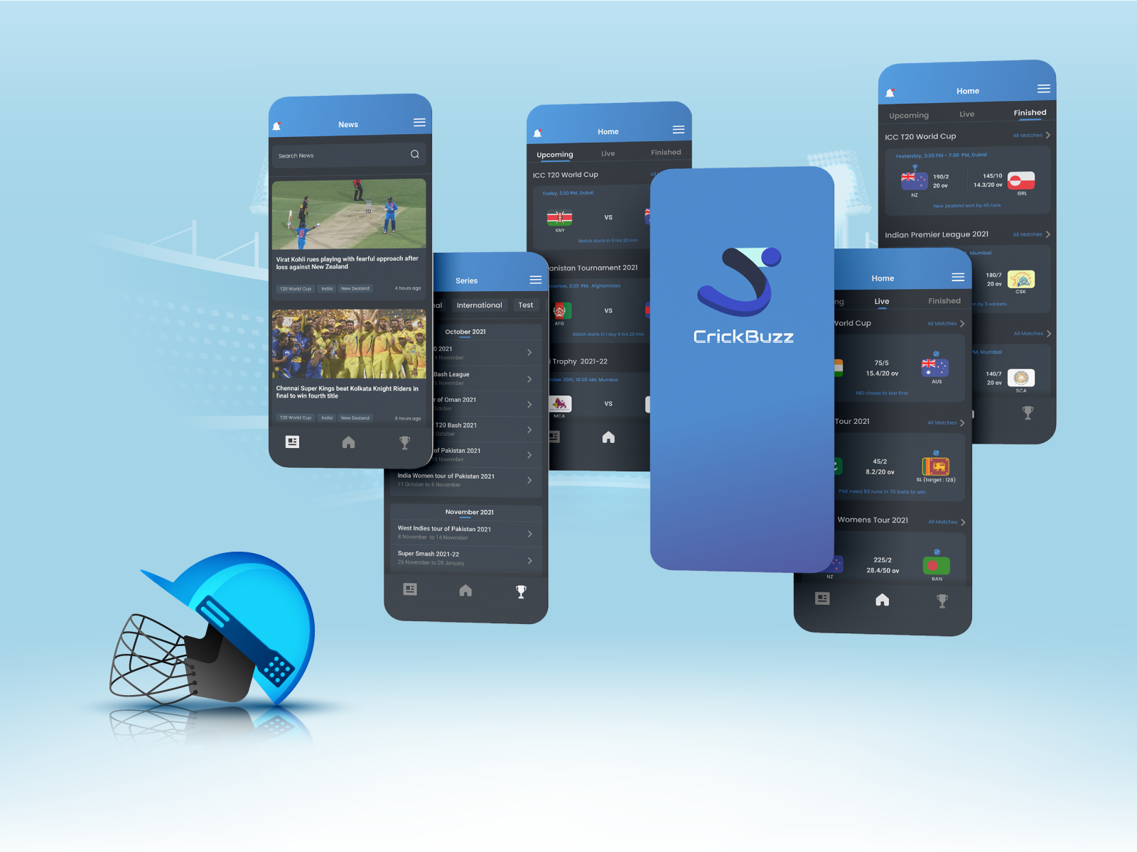 CrickBuzz - Application for Cricket Lovers by NFlow Tech on Dribbble