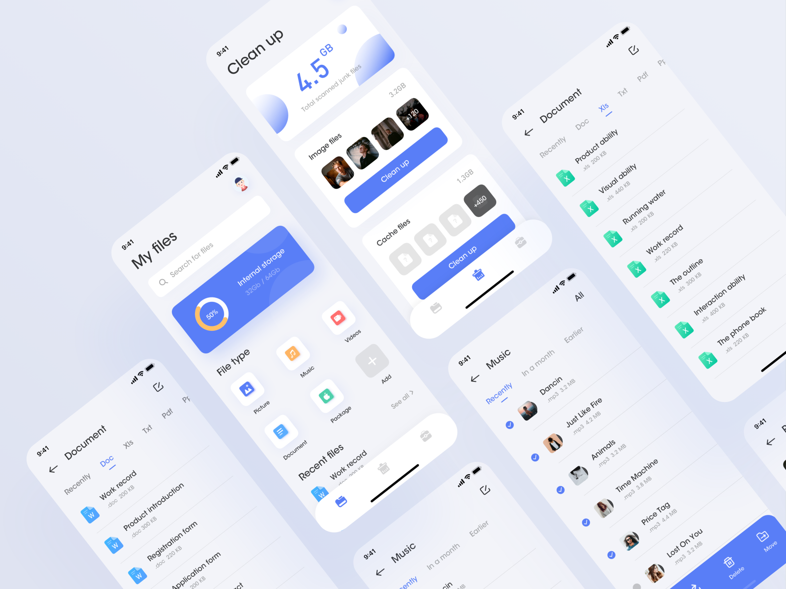 File management app by Ian on Dribbble