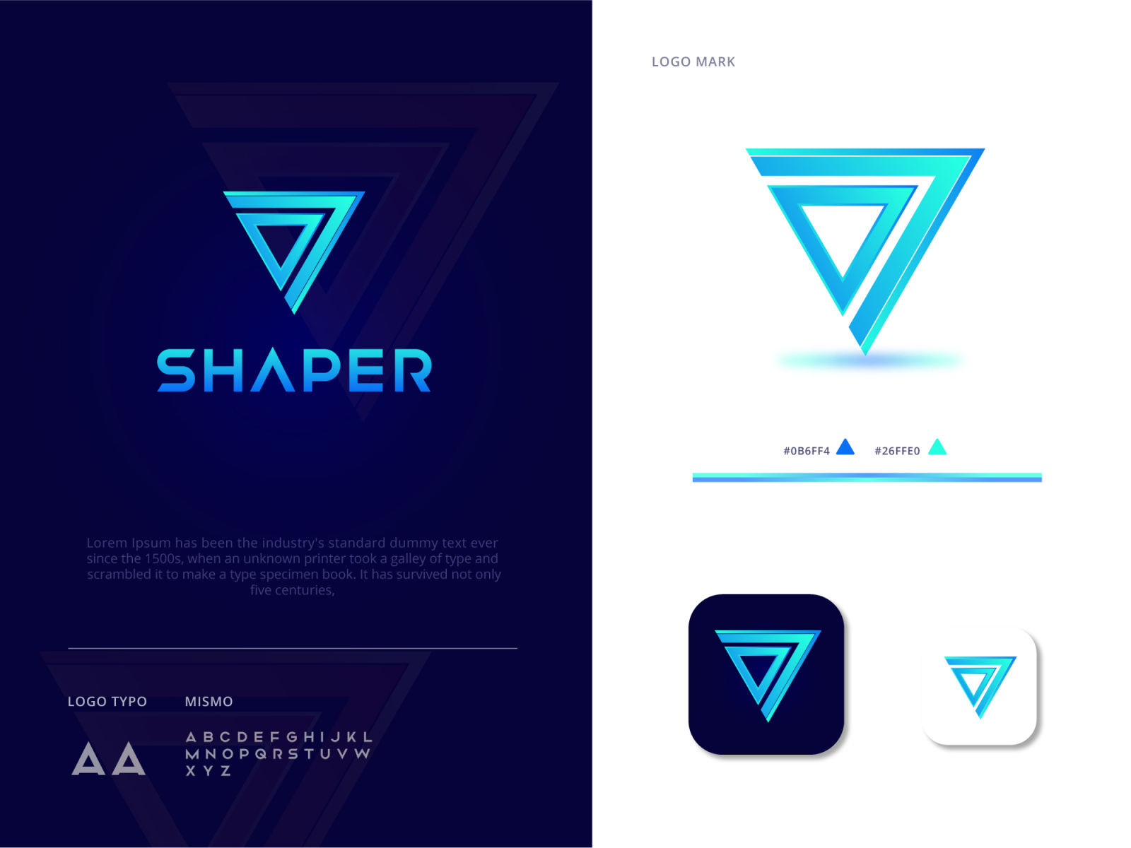 Shaper Logo Design by Mithun cy on Dribbble