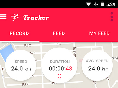 Activity Tracker App Full Map by Imran Khan on Dribbble