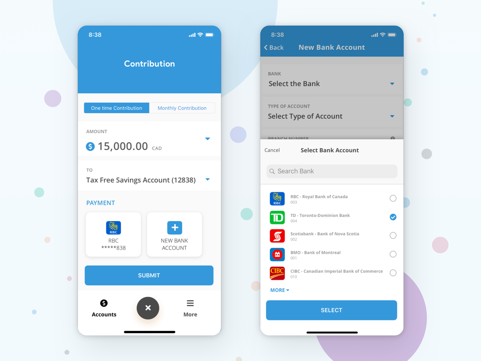 Mobile Banking App 💵 by Luiz Lizardo for launchcode on Dribbble