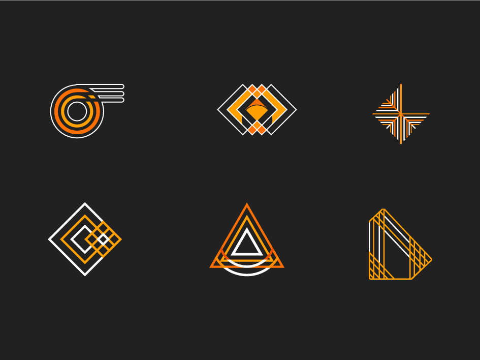 Dribbble - logo_design_shapes.png by Prajakta Badare
