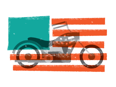 Easy Rider by Zack Vabolis on Dribbble