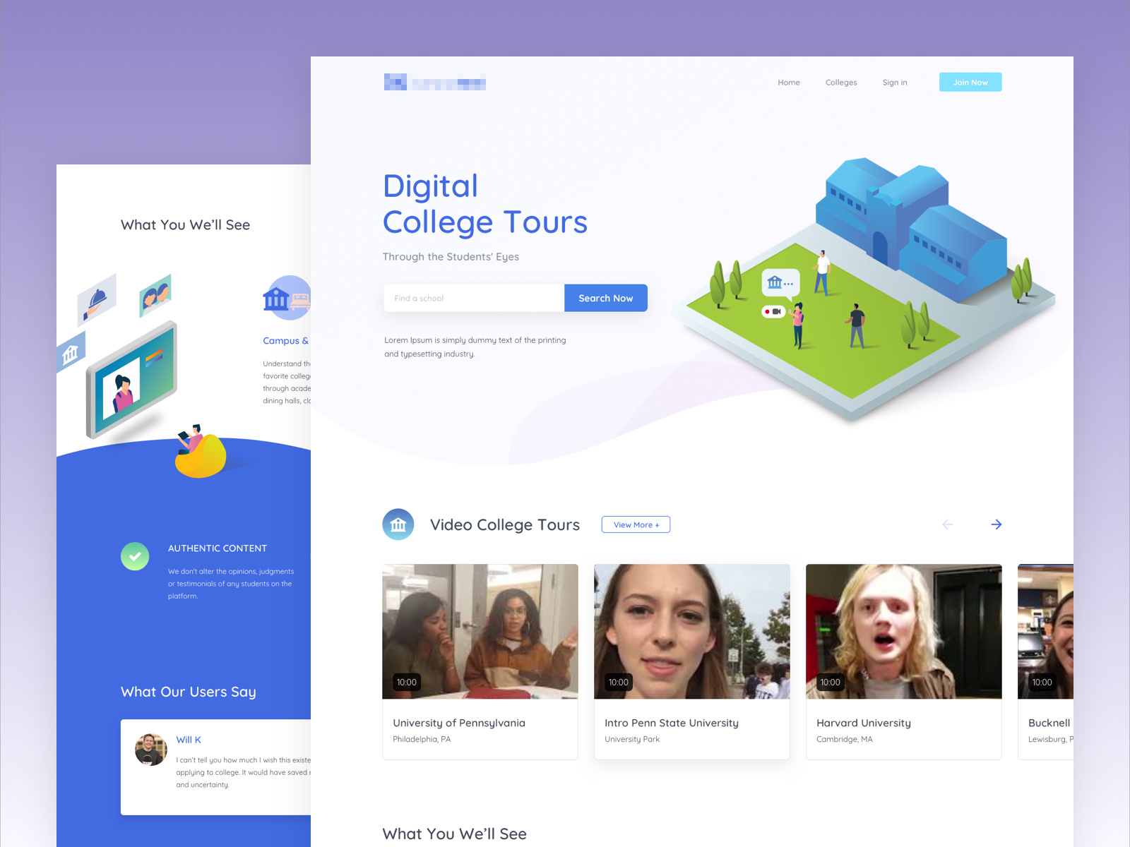 Campus review by Awal Rhamdan on Dribbble
