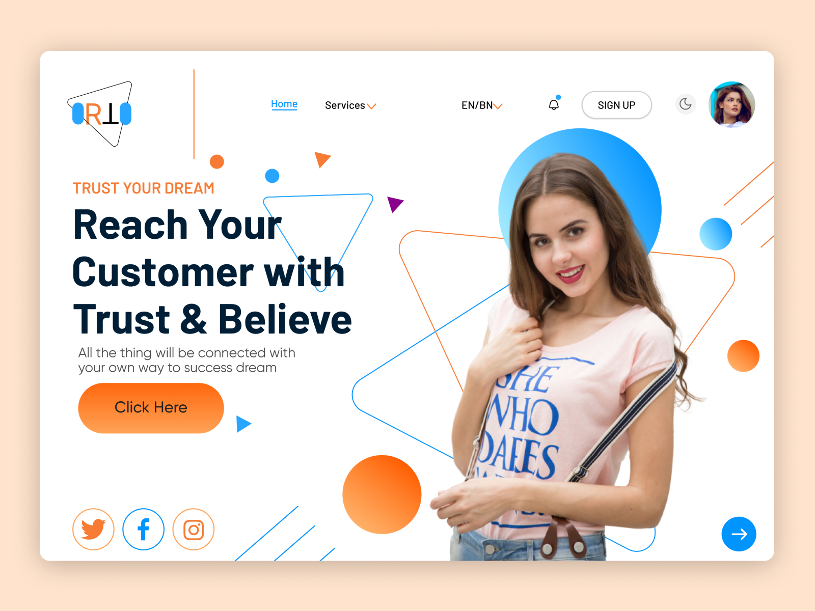 "Business Service Landing Page" Web Design by Torikul islam Rifat on ...