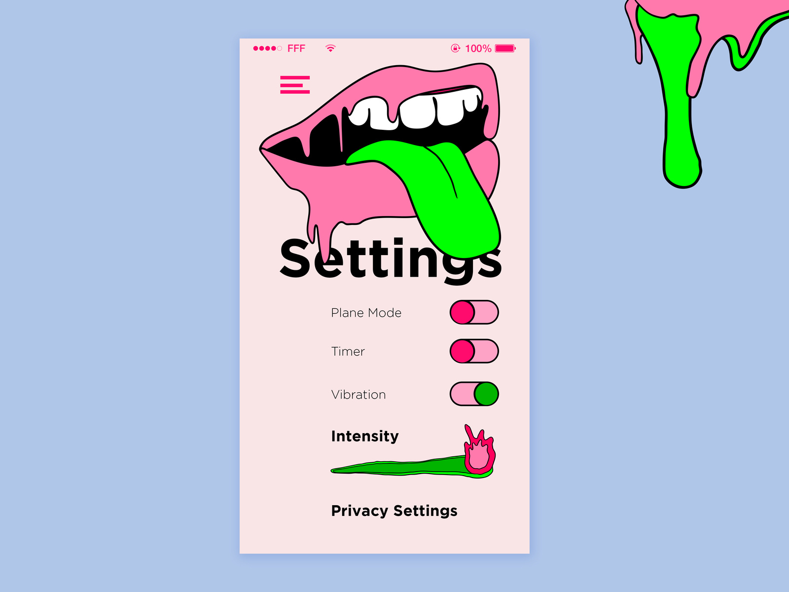 Settings by mewhenitriedtobeanuidesigner on Dribbble