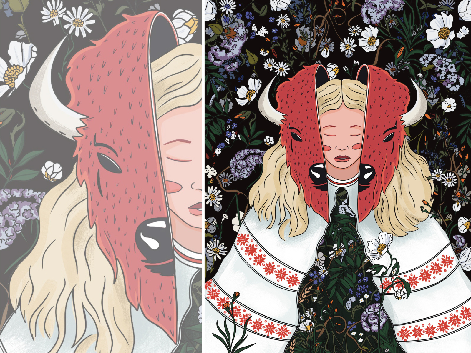 Girl by DearKat on Dribbble