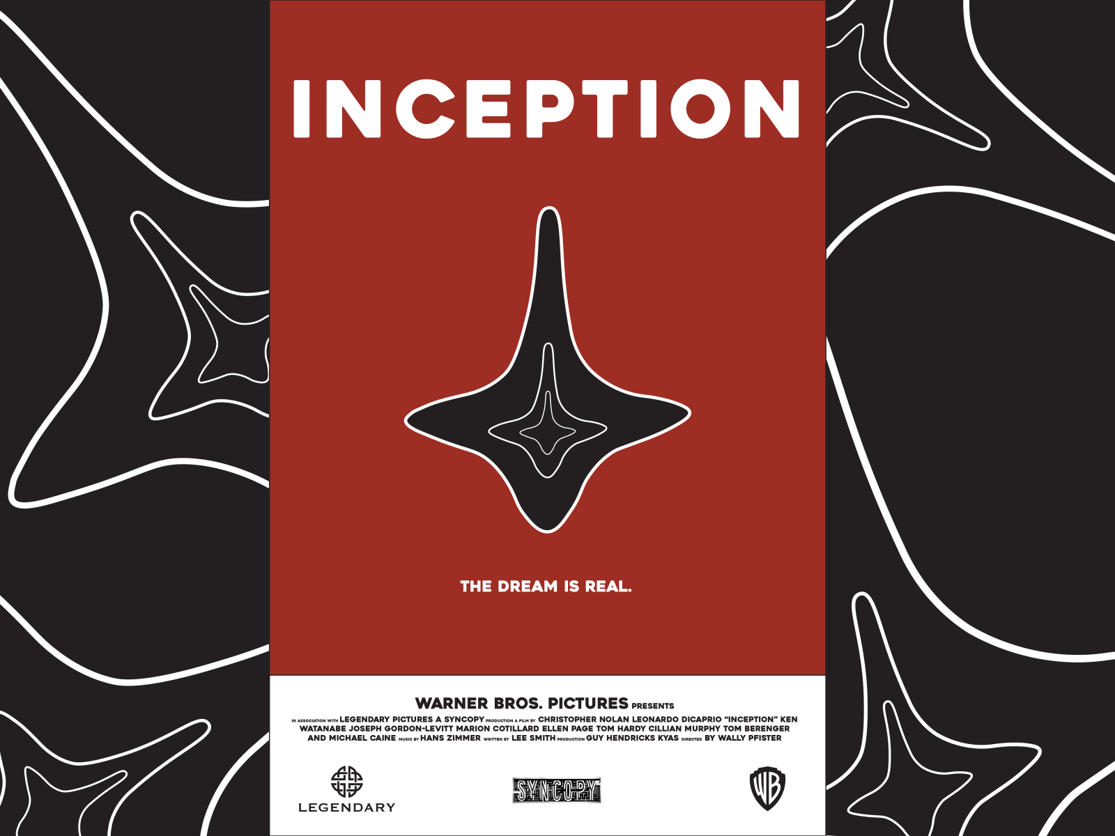 Inception Movie Poster by Jake Hamilton on Dribbble