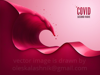 COVID. Second wave. by Oles Kalashnik on Dribbble