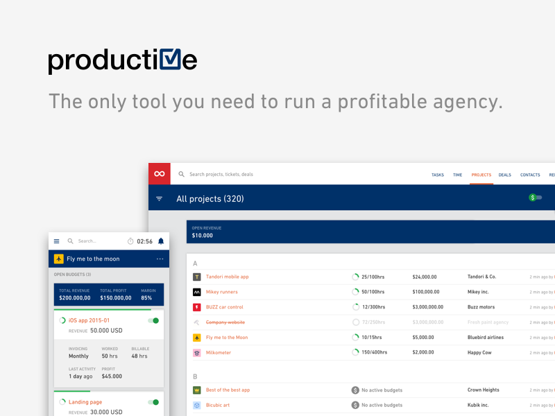Productive.io - Web app by Luka Perić for Infinum on Dribbble
