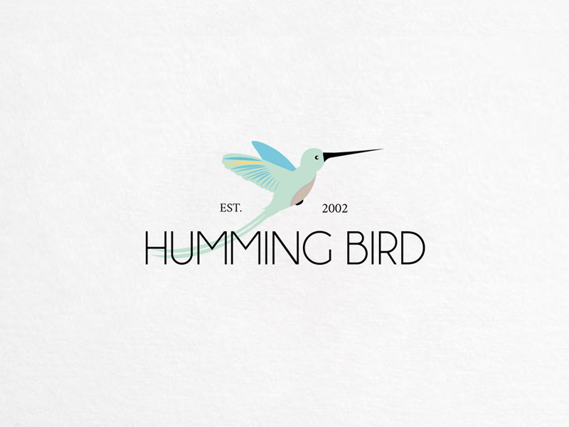 Humming Bird Logo Template $27.00 by Uma Gokhale on Dribbble