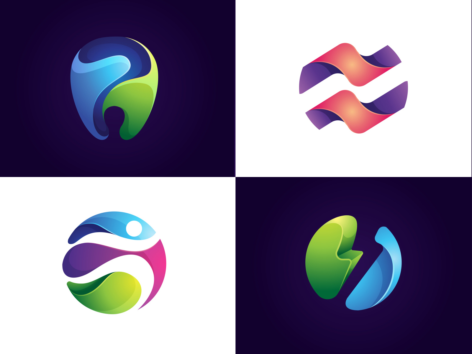 Gradient Colorful Logo Inspiration by Aikstudio on Dribbble