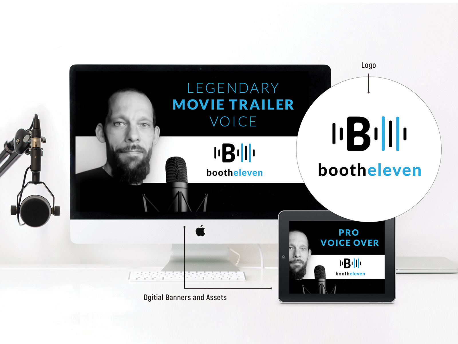 Branding - Voice Over Artist by Sarah Azim on Dribbble