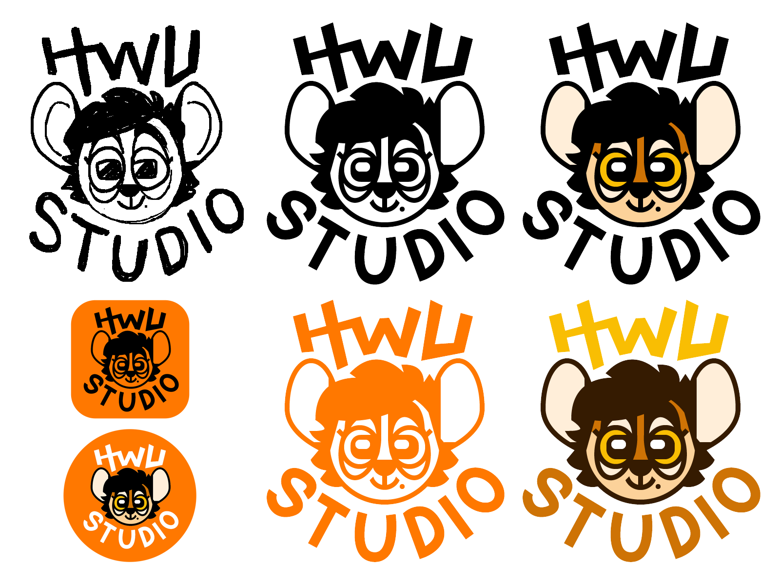 HWU Studio Logos by Haiwa Wu on Dribbble