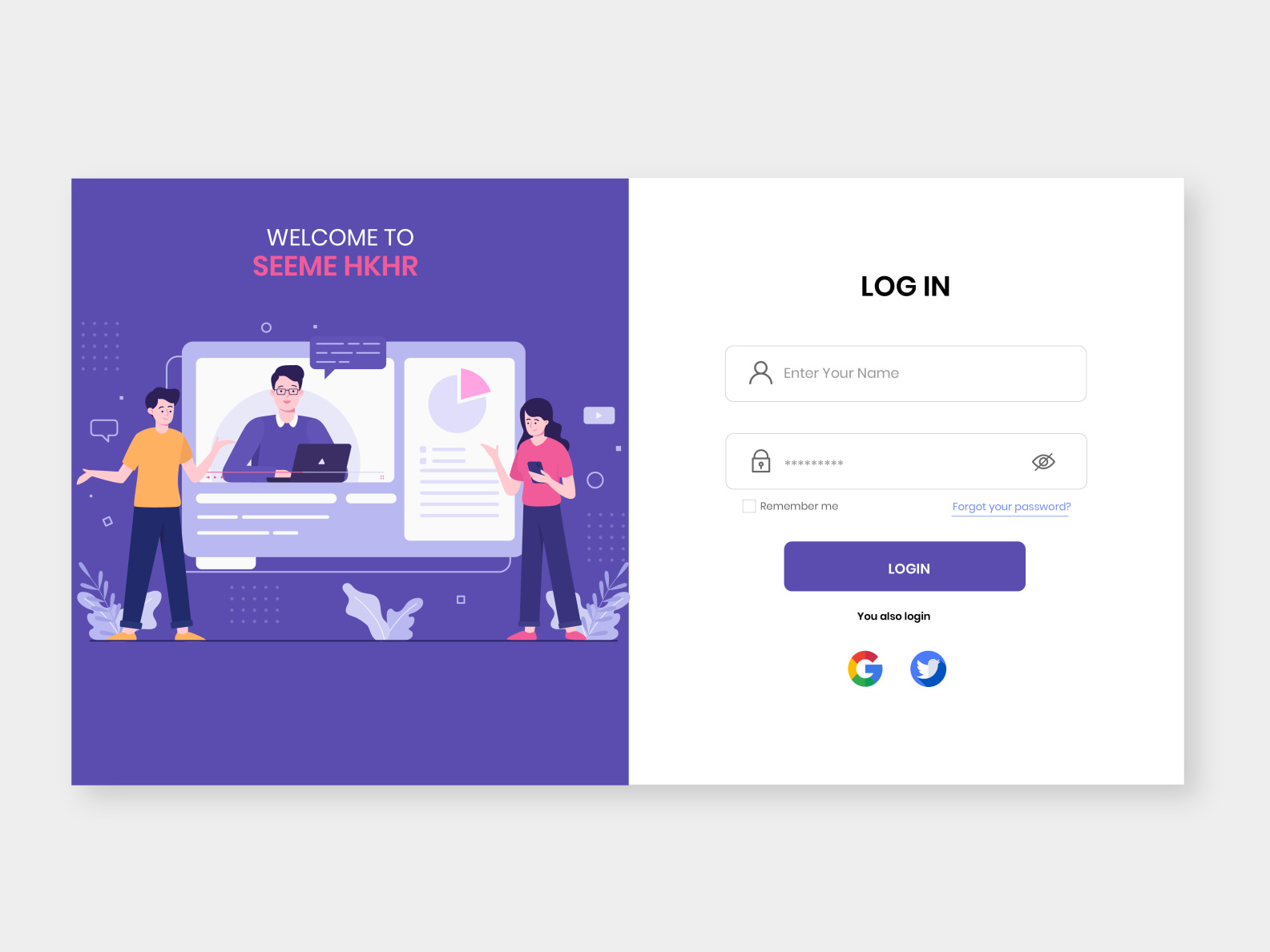 Daily UI Challenge 001 Login Screen by MD. Montasur Rahman on Dribbble