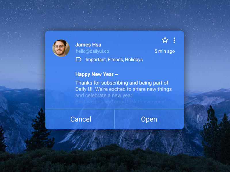 Pop-Up / Overlay by Hernan Vionnet on Dribbble