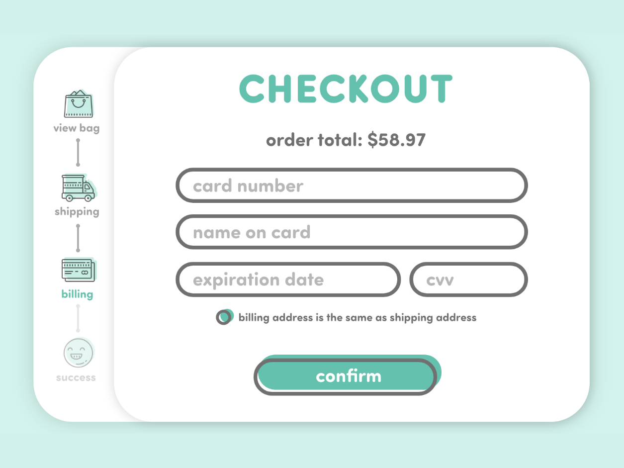 Dailyui 002 Checkout by Frankie Cifone on Dribbble