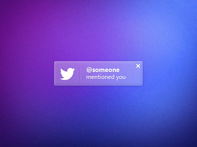 Twitter Notification Rebound by Katarína Böhmová on Dribbble