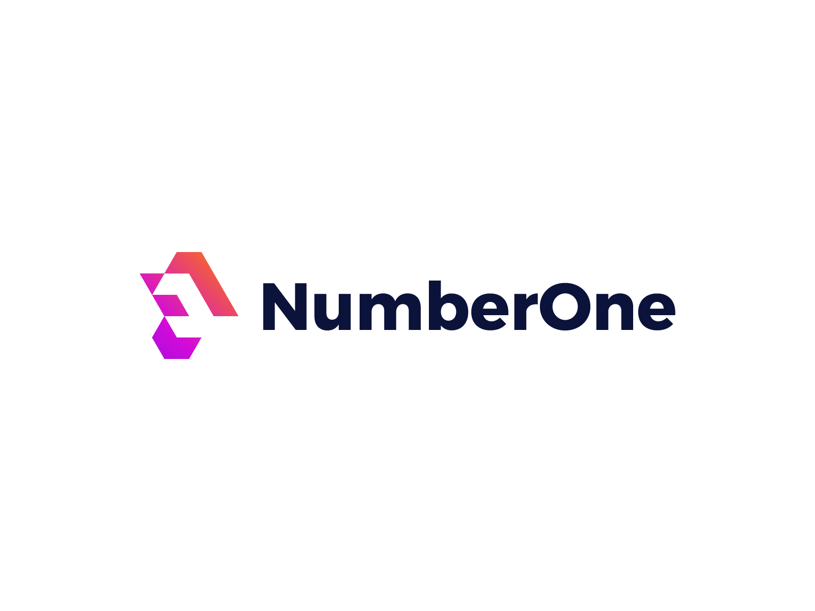 NumberOne Logo by Muhammad Aslam on Dribbble