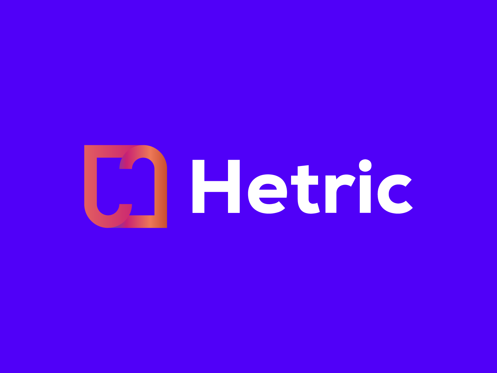 hetric logo by Muhammad Aslam on Dribbble