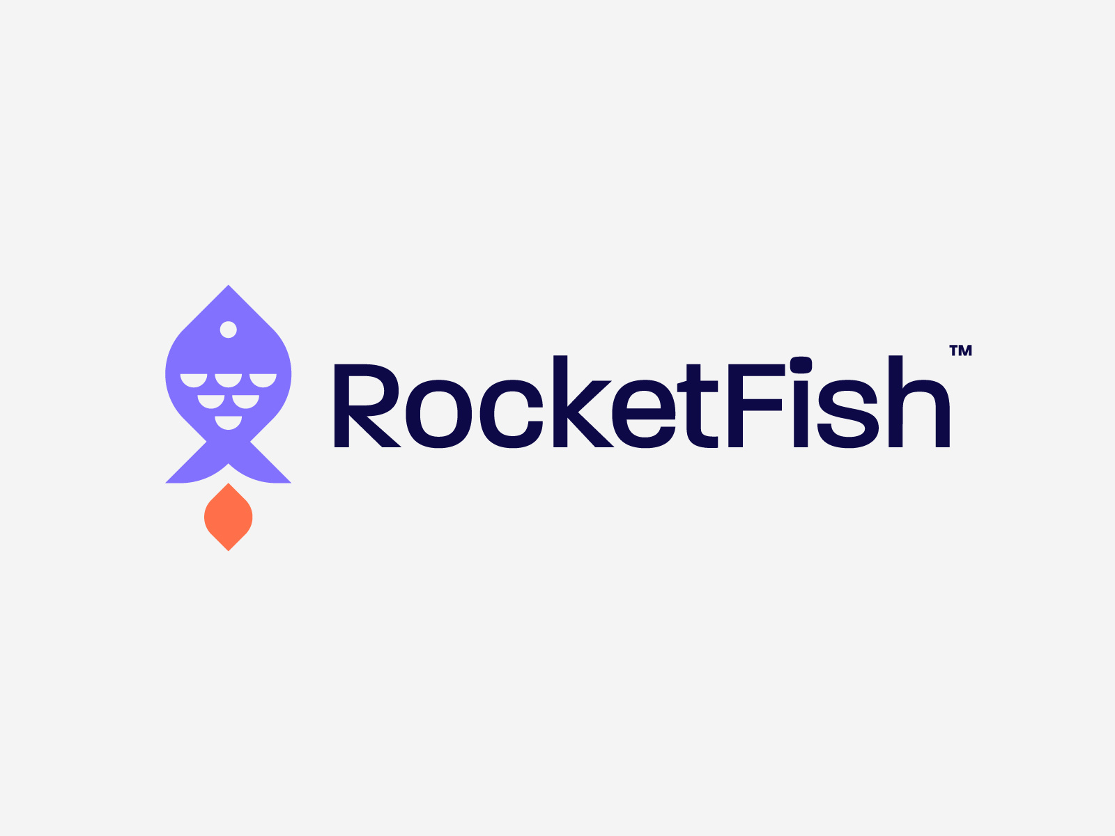 Rocketfish Logo Mascot Logo Design | Custom Cartoon Character Logo For