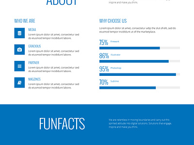 Gracious - One Page HTML5 Template by CodeGrape on Dribbble