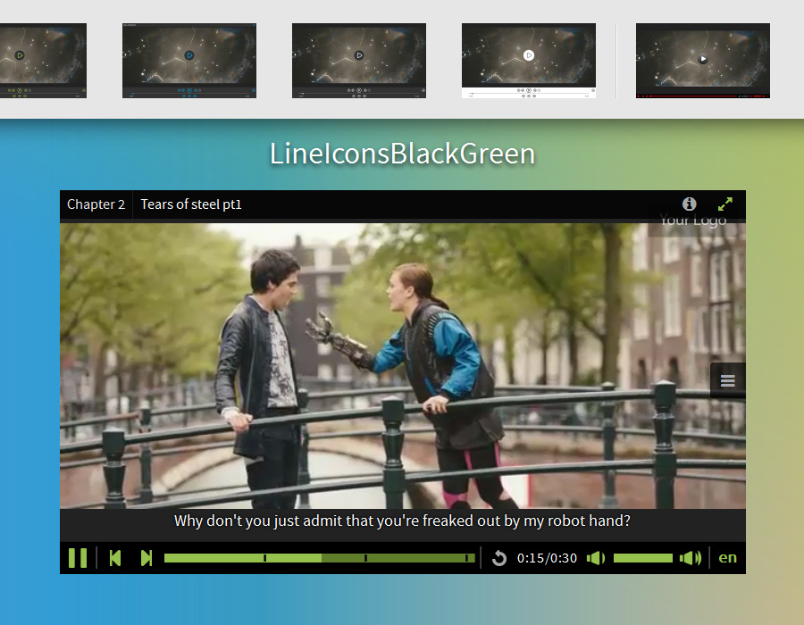 Responsive HTML5 YouTube Vimeo Video Player by CodeGrape on Dribbble