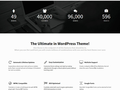 LastPoint WordPress Theme by CodeGrape on Dribbble