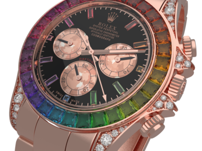 Rolex Watch 3D Modeling by BakedMoon Studio on Dribbble