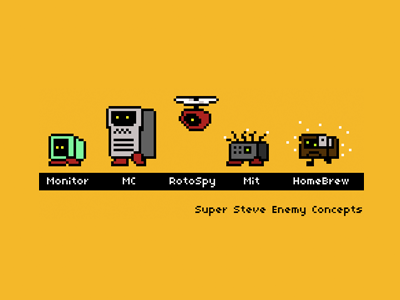 8bit Enemies by Mac on Dribbble