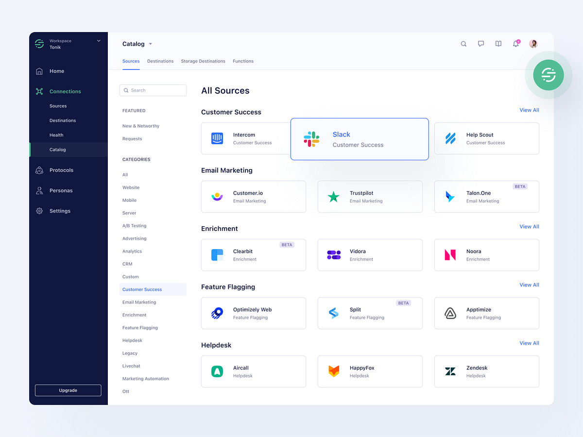 Segment — App Redesign by Weronika Prasek for tonik on Dribbble