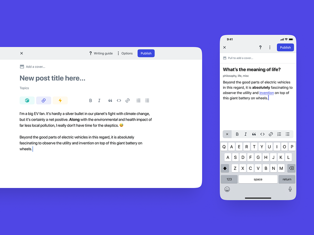 Browse thousands of Editor UI images for design inspiration | Dribbble
