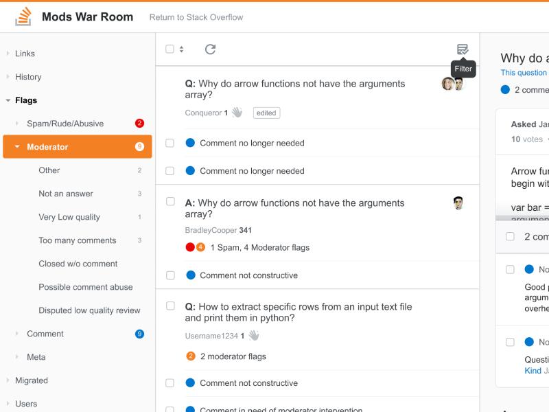 Stack Overflow Mod Tools Concept by Pawel Ludwiczak for Stack Overflow ...