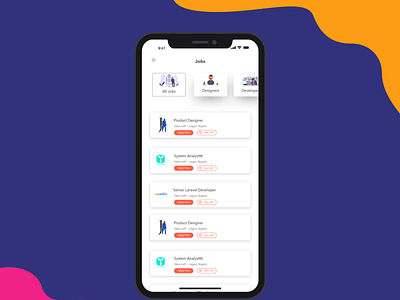 Job Portal by Sagaya Abdulhafeez on Dribbble