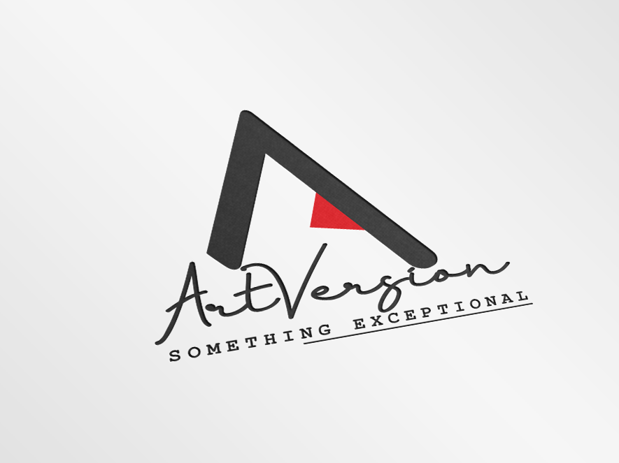 "Art Version" Logo. by TAOHID RAZU on Dribbble