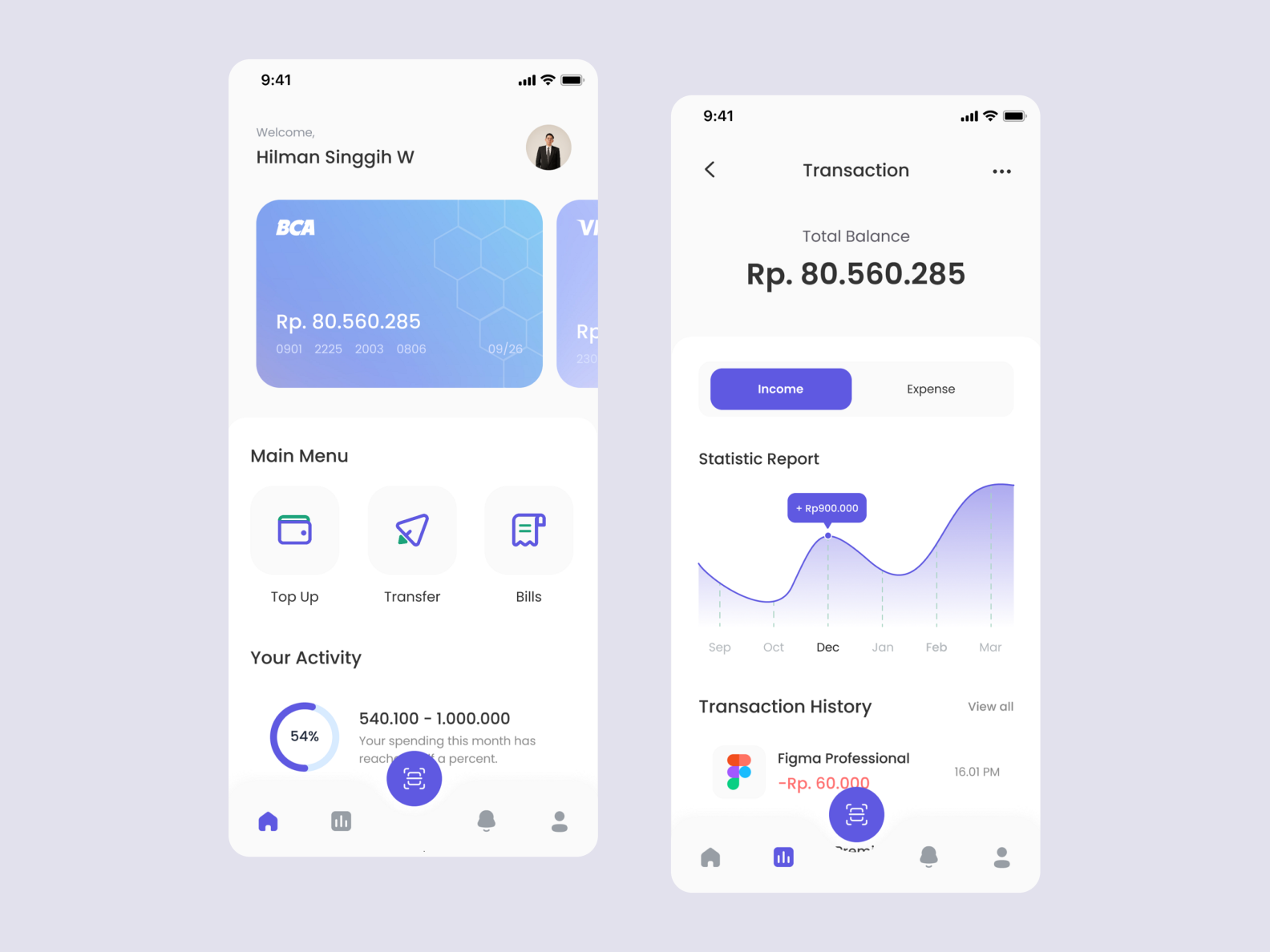 Sakuku - Fintech Application by Hilman Singgih Wicaksana on Dribbble