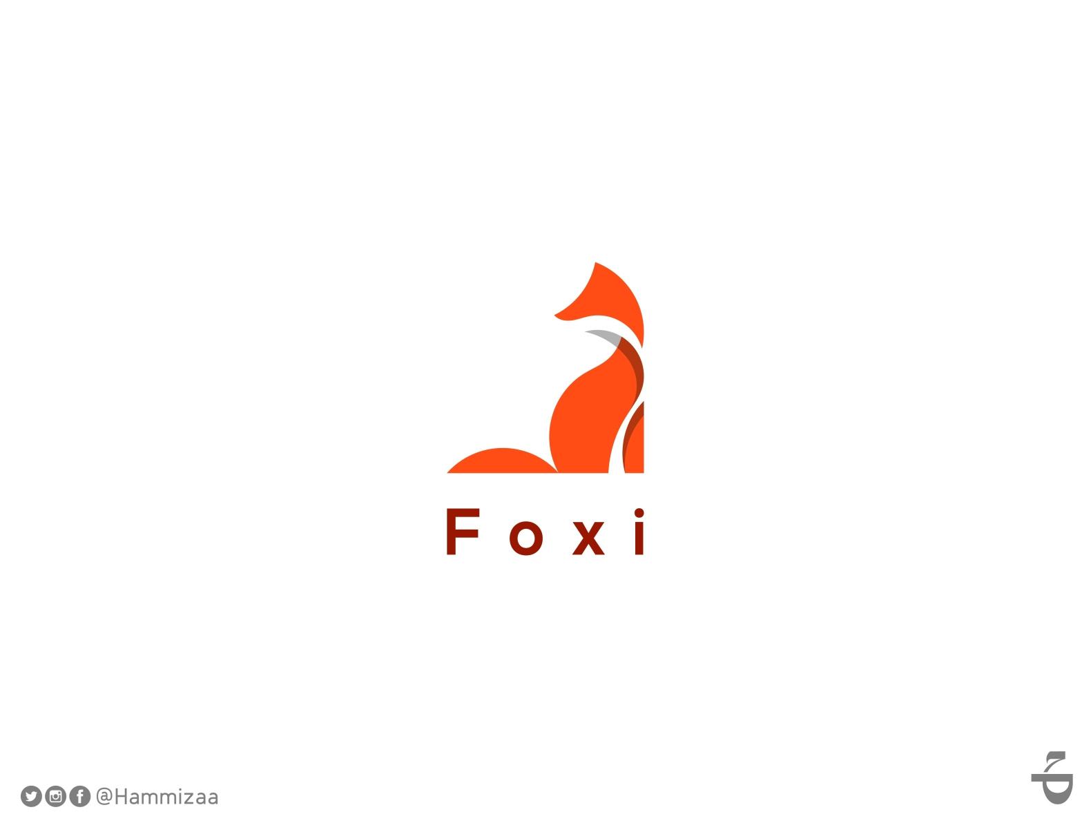 foxy by Hamzar-Logo Designer on Dribbble