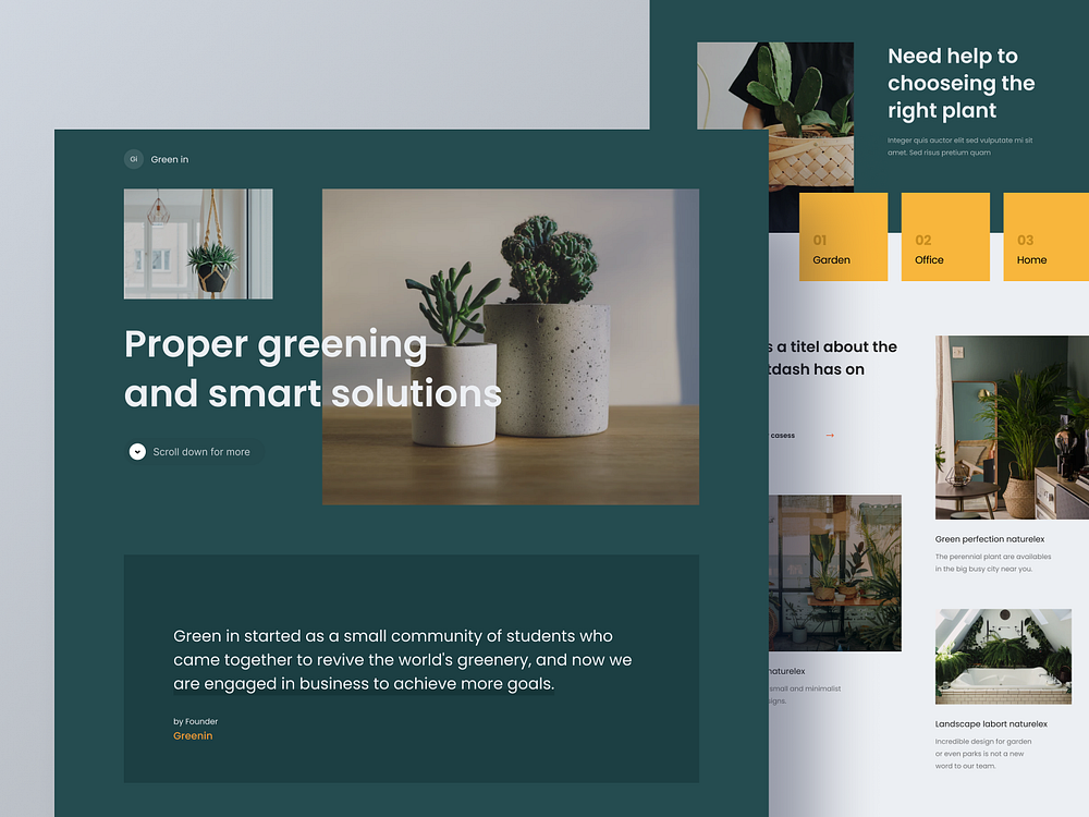 Plant Website designs, themes, templates and downloadable graphic ...