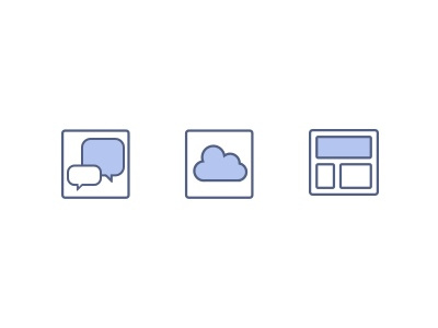 Feature Icons by Michelle on Dribbble