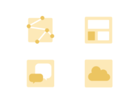 Feature Icons by Michelle Venetucci Harvey on Dribbble
