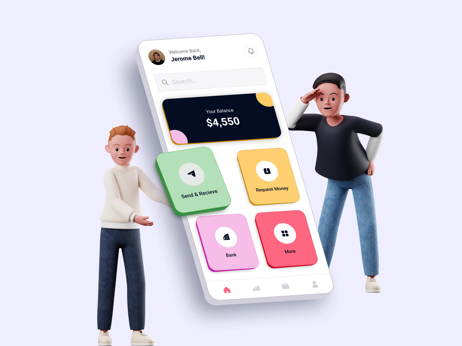 Fun Fintech App UI by Shahriar Sultan for Creatibuzz UX Design Agency ...