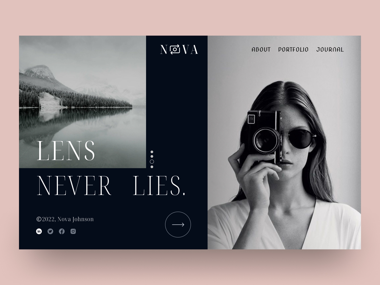 Modern Photography Website Design by Shahriar Sultan for Dezzlab on ...
