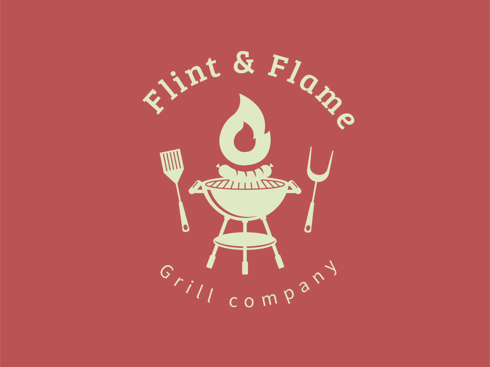 Grill company logo by Andrii Lytovchenko on Dribbble